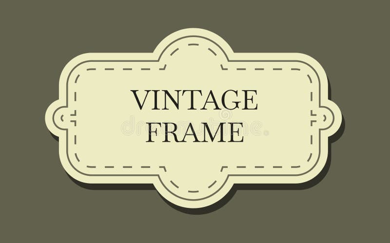 Vintage Labels. Retro Decorative Sticker Set. Vector Elegant Tag ...