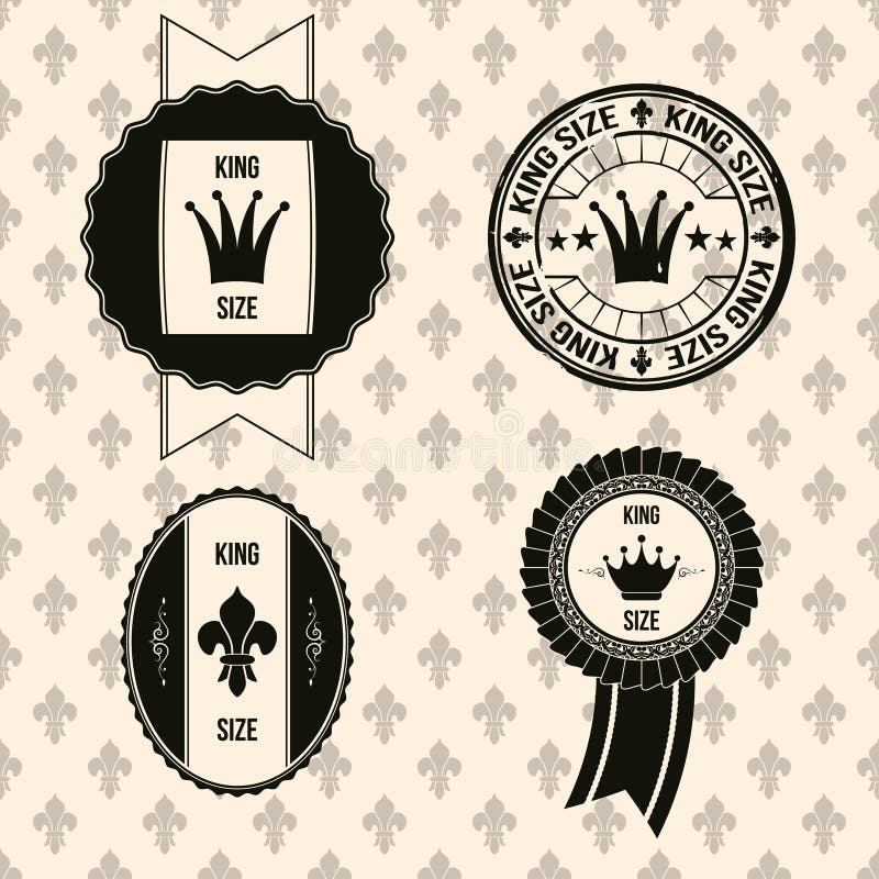 Vintage Labels (royal Theme) Stock Vector - Illustration of arrow ...