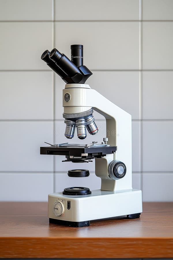 Vintage Laboratory Microscope Scientific Exploration and Discovery with ...