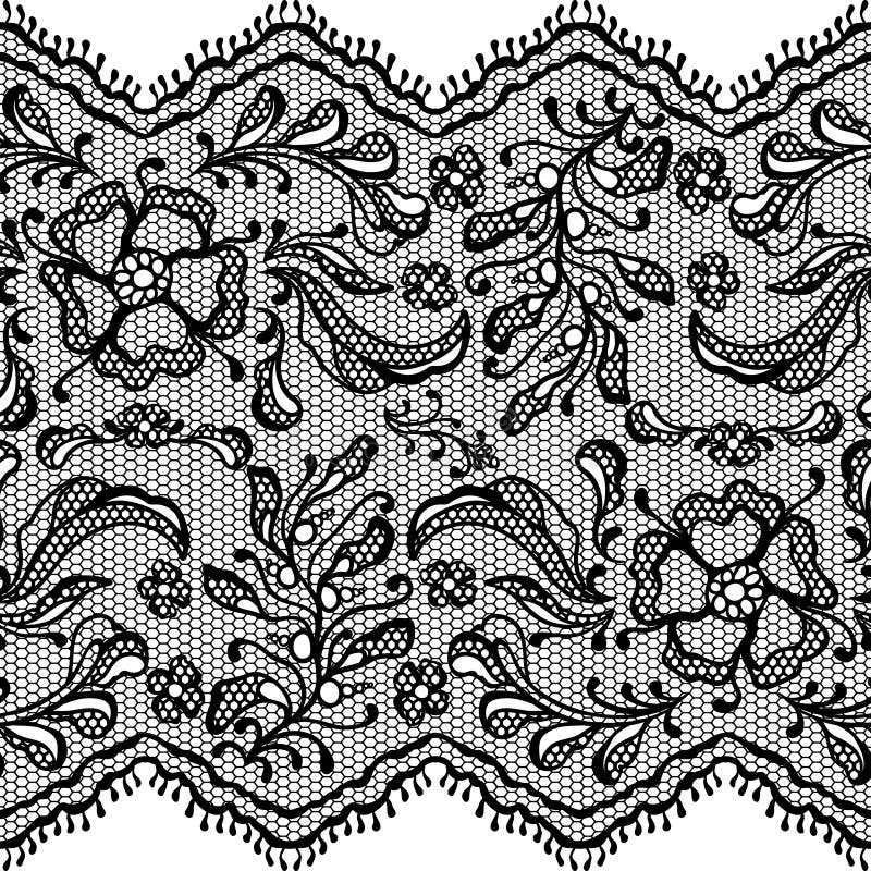 Vintage Lace Frame, Ornamental Flowers. Vector Stock Vector ...