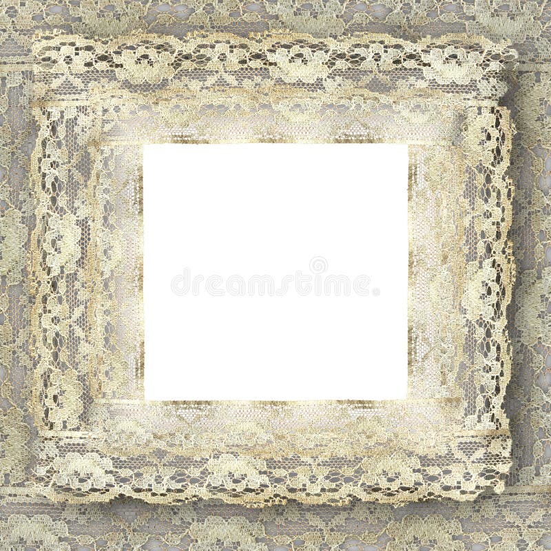 Vintage lace frame stock photo. Image of christmas, blank - 26701816