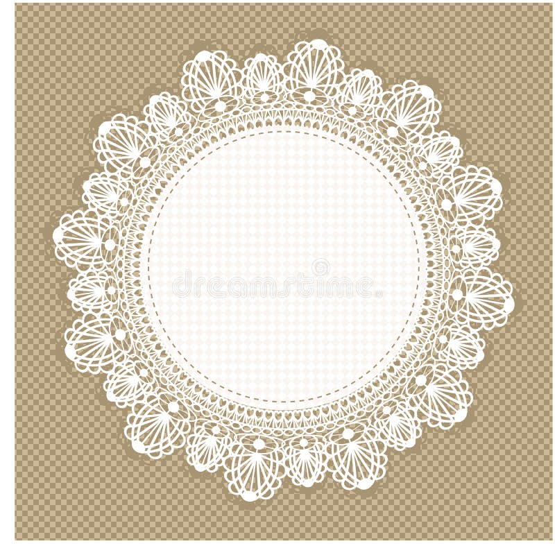 Vintage lace frame stock vector. Illustration of vector - 47800390