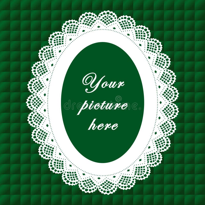 Vintage Lace Frame, Seamless Background Stock Vector - Illustration of ...