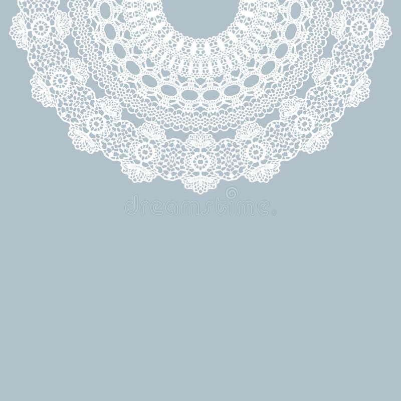 Vintage Lace Invitation Card. Stock Vector - Illustration of material ...