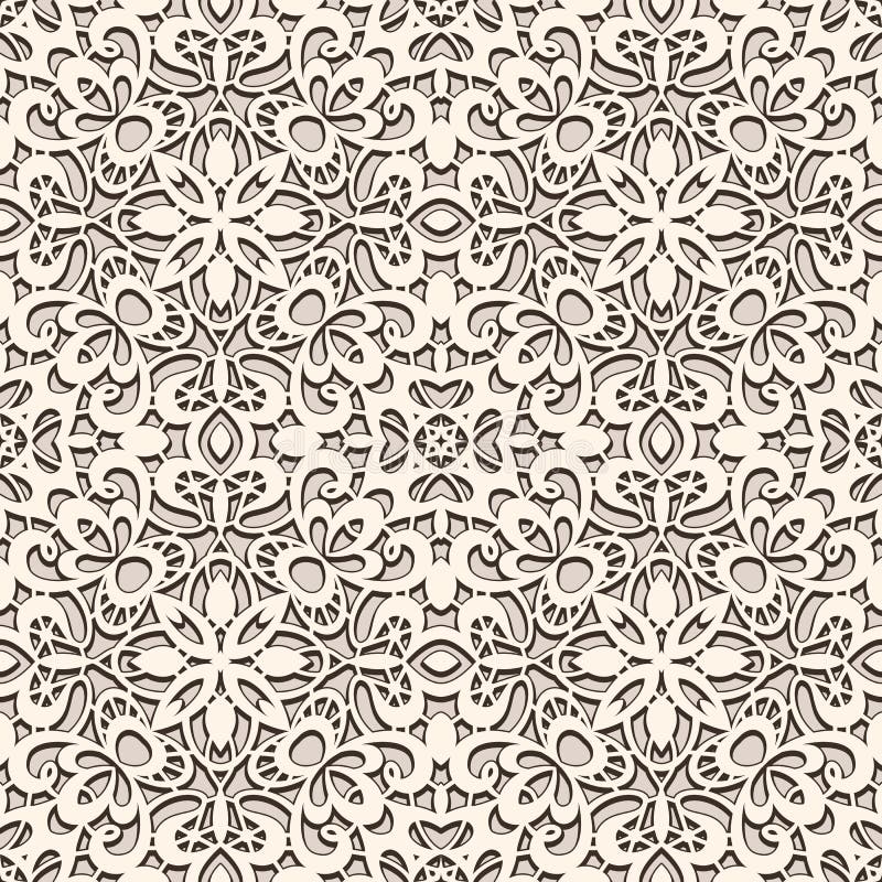 Vintage lace pattern stock vector. Illustration of lacy - 37673237