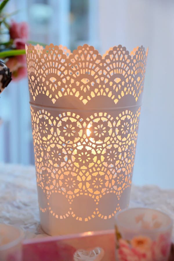 Vintage lamp decoration stock photo. Image of table, light - 83606718