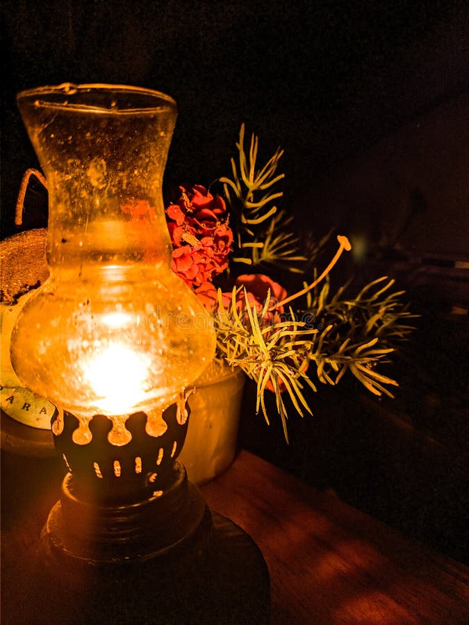 Vintage Lamp. Traditional Ancient Light. without Electrical Stock Photo ...