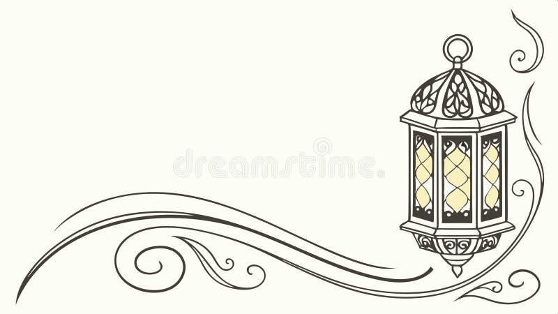 Vintage Lantern Decorative Element Vector Design Generative AI Stock ...
