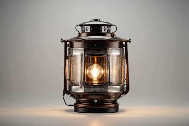 Vintage lantern stock illustration. Illustration of light - 304868613