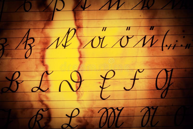 Vintage Latin Alphabet Background Stock Photo - Image of latin ...