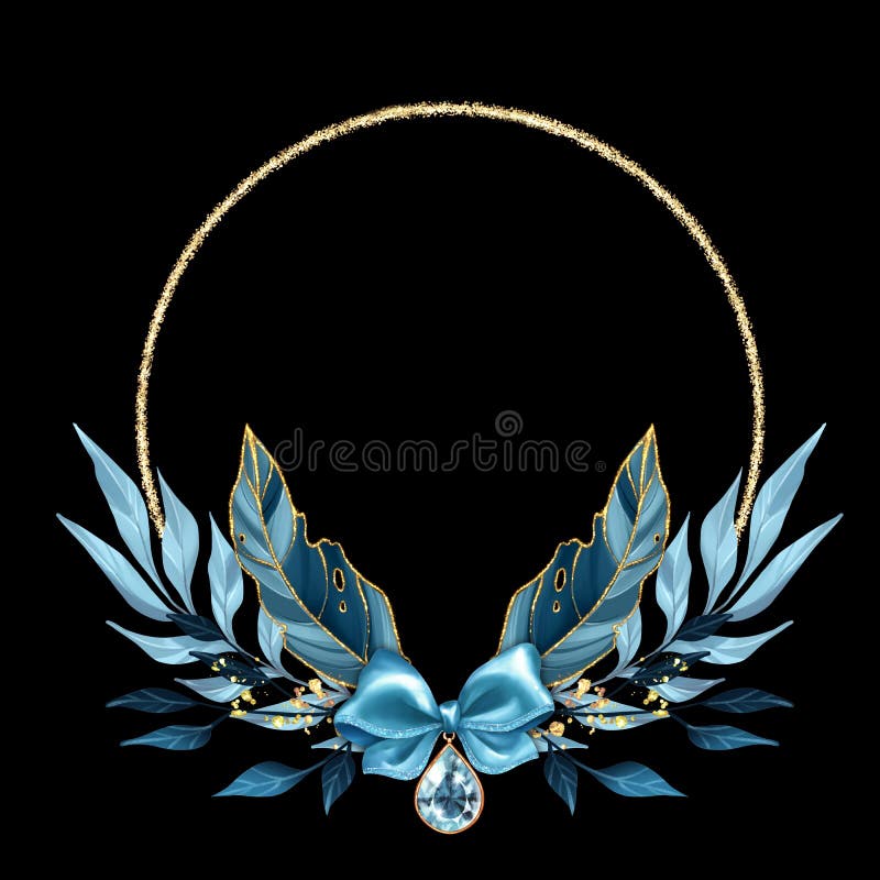 Vintage Laurel Real Con Arco Stock de ilustración - Ilustración de ...