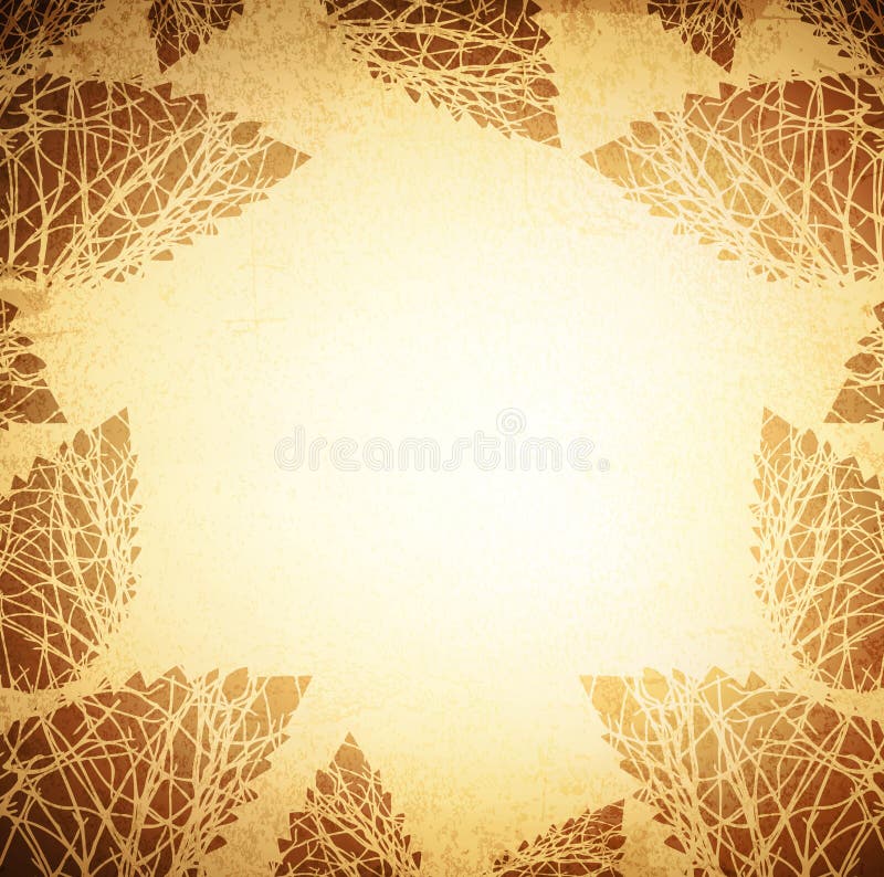 Vintage Leaf Background stock vector. Illustration of border - 34023186