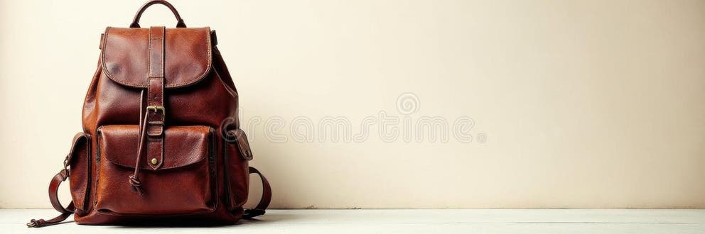 Vintage Leather Backpack, Worn Texture, Cut Out , Image, Background ...