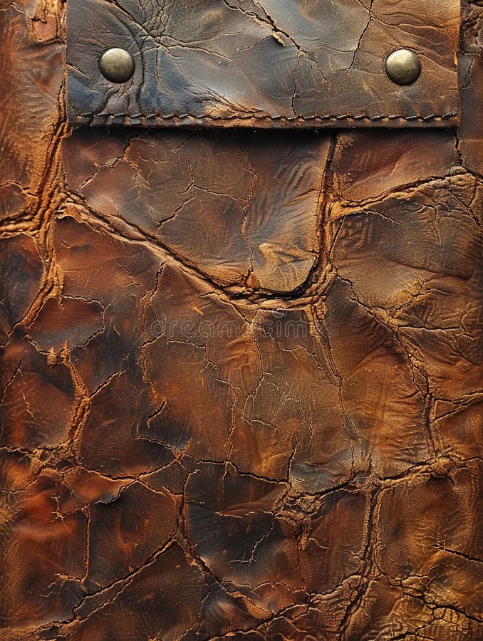 Vintage Leather Texture with Natural Patina Stock Photo - Image of wear ...