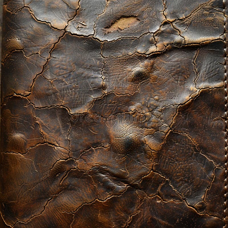 Vintage Leather Texture with Natural Patina Stock Image - Image of ...
