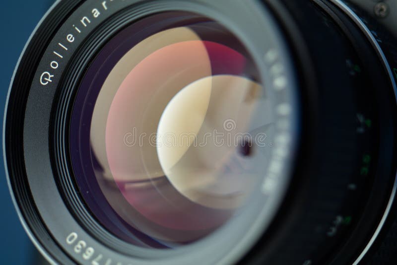 Vintage Lens Elements in Black Background Kalyan Editorial Photography ...