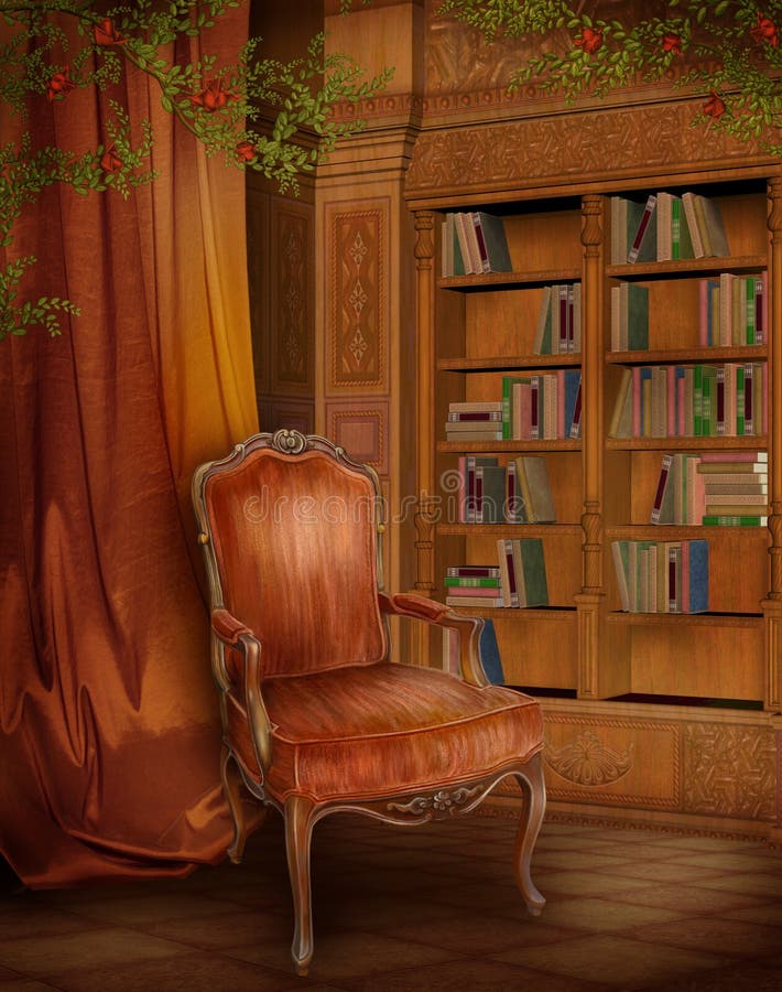 Vintage library stock illustration. Illustration of rose - 16870204