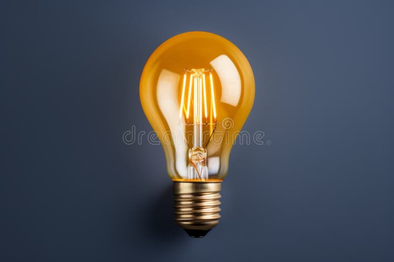 Vintage Lightbulb Bright Light Bulb Edison Lamp Electrical Thinking ...