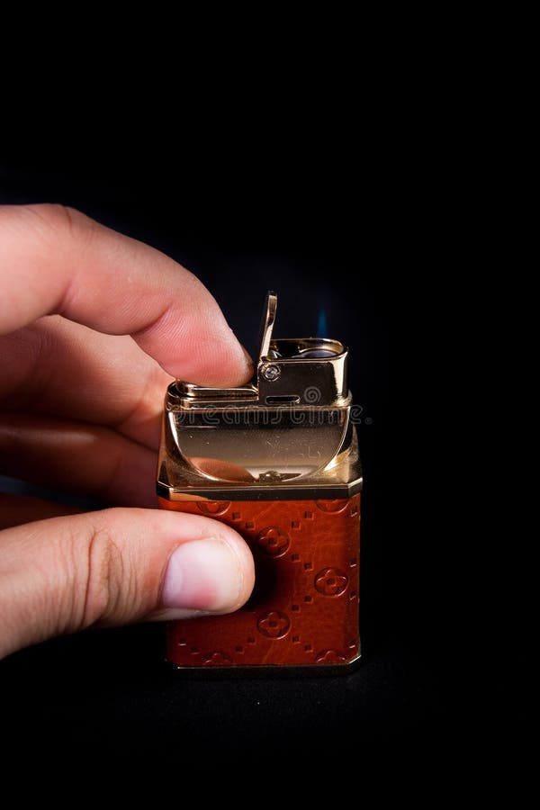 Vintage lighter stock photo. Image of flame, hand, skin - 24522088