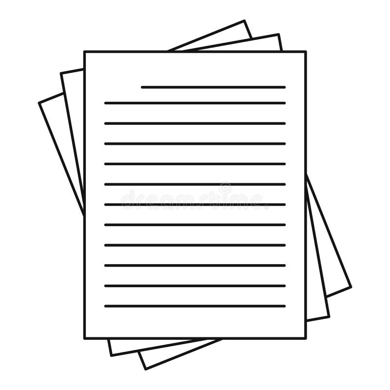 Lined, Outline Vector Illustration. Engineering And Architecture ...