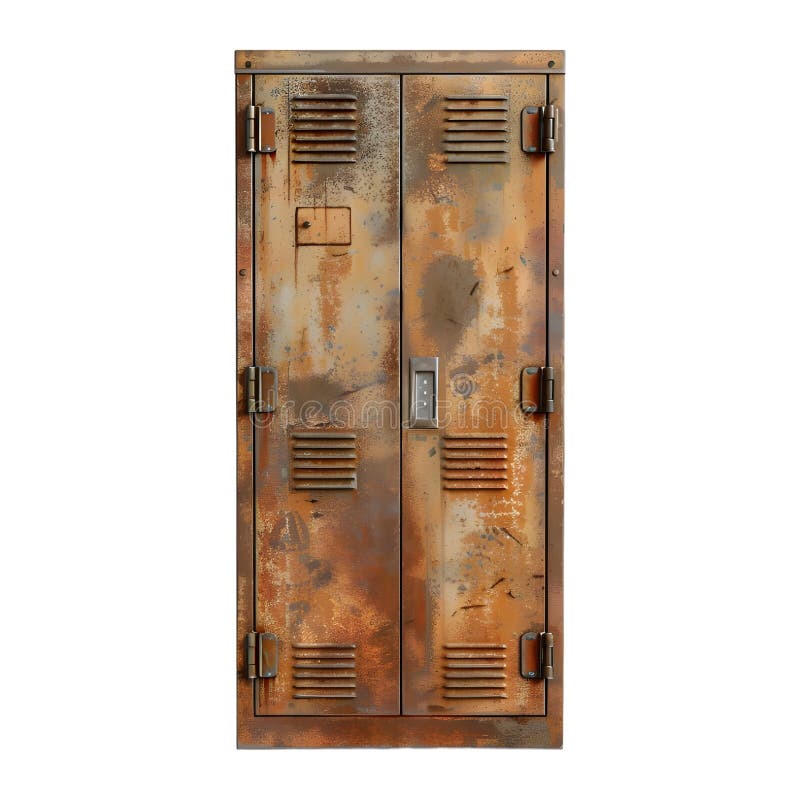 Vintage Locker of Gym or Office on Transparent Background - Ai ...