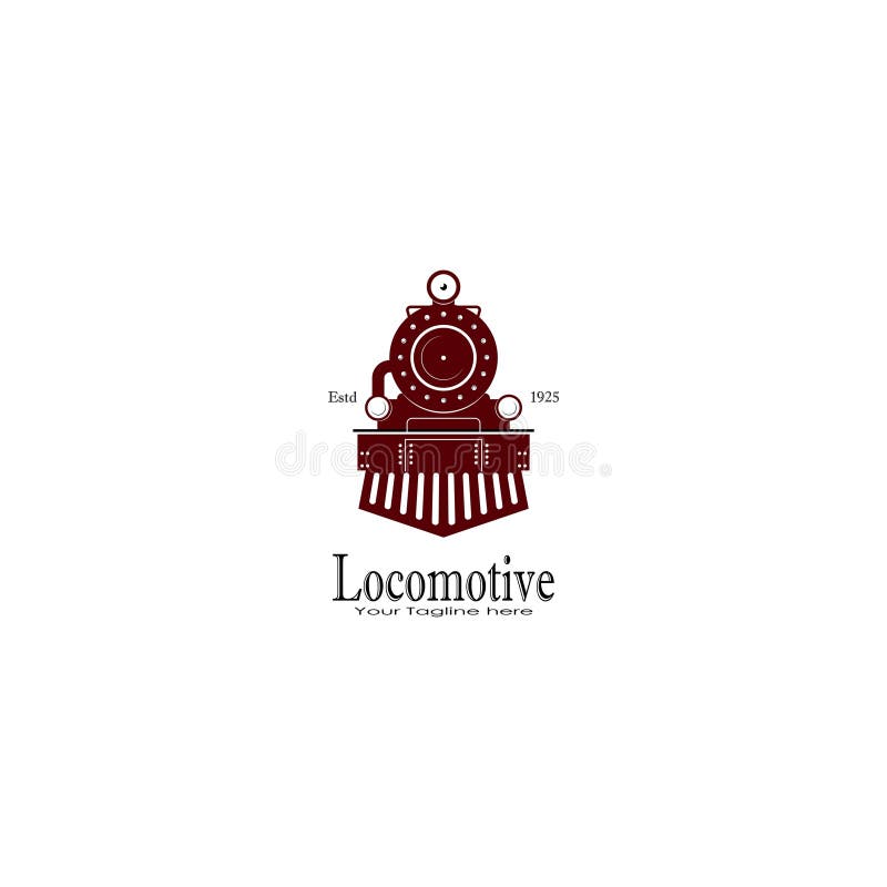 Vintage Locomotive Logo Vector Graphics Stock Vector - Illustration of ...