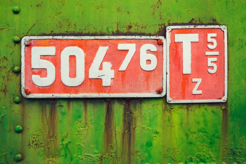 Vintage locomotive sign stock photo. Image of iron, corrosion - 52781192
