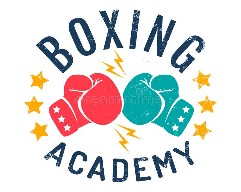 Vintage Logo for Boxing Academy. Stock Vector - Illustration of ...