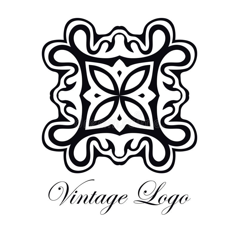 Vintage logo template stock vector. Illustration of brand - 109154418