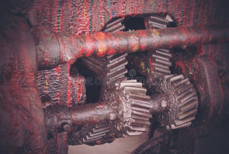 Vintage machine stock photo. Image of metallurgy, abandoned - 66439538