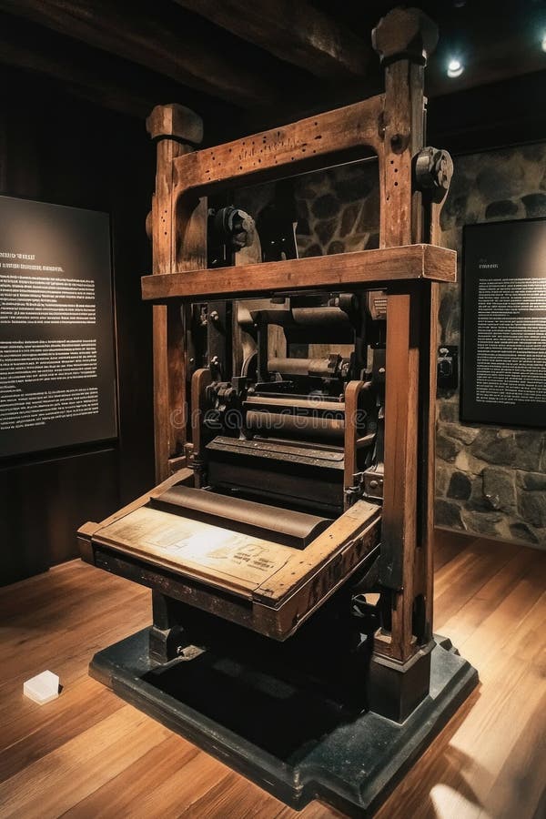 A Vintage Machine on Display in a Museum, Suitable for Use As a ...