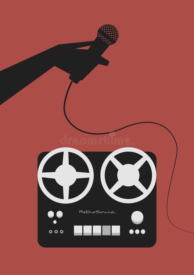 Vintage Magnetophone Stock Illustrations – 76 Vintage Magnetophone ...