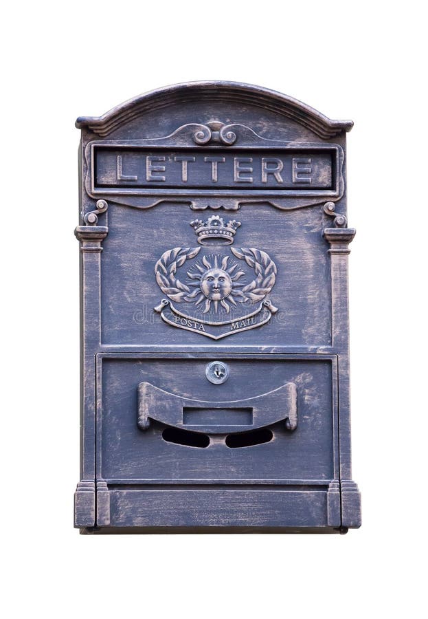 Vintage mailbox stock photo. Image of ornate, isolated - 36612578