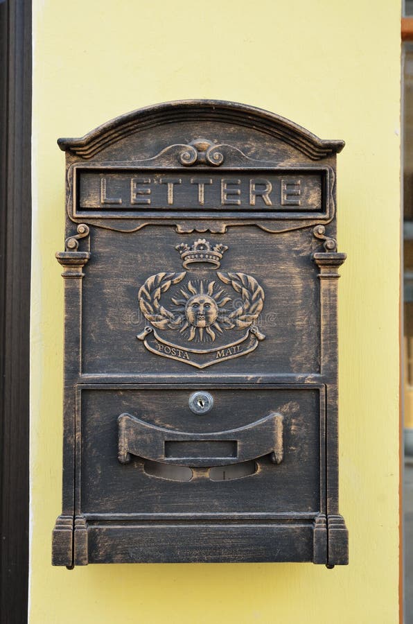 Vintage Mailbox in the Wall Stock Photo - Image of postbox, mail: 50297416
