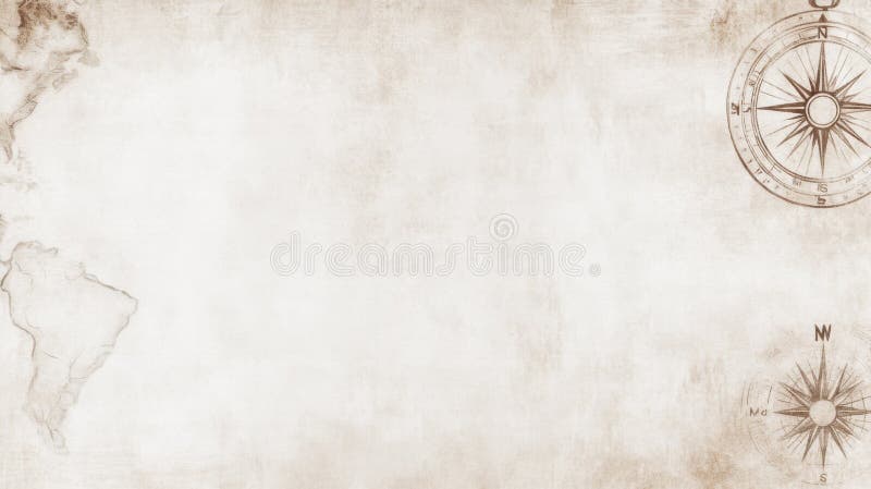 Vintage Compass Map Background Stock Illustration - Illustration of ...