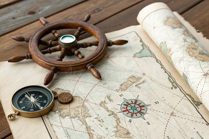 stock illustration. Illustration of treasure, explorers - 359903171