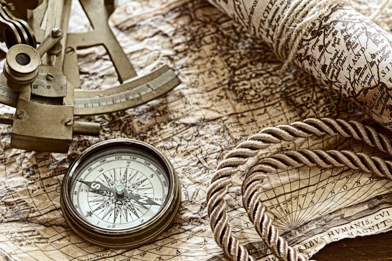 Vintage marine still life stock photo. Image of aged - 37608972