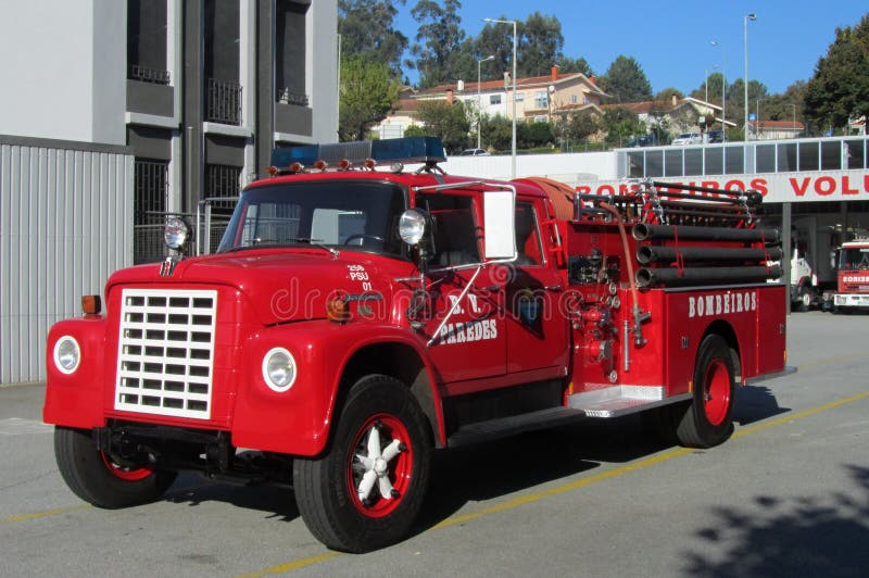 Fire Brigade Truck from the Dutch Royal Air Force Editorial Stock Photo ...