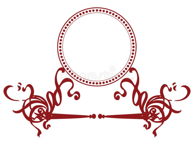 Vintage medallion stock vector. Illustration of ornament - 44878500