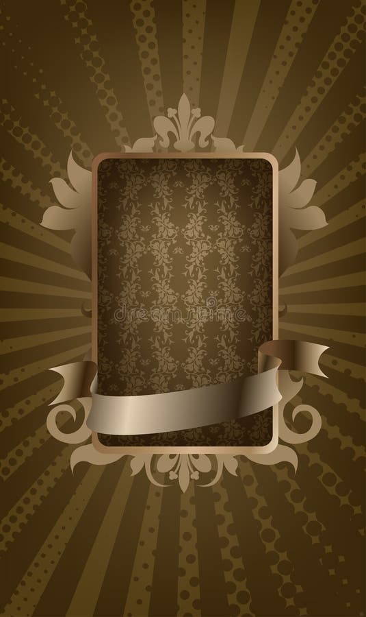 Old Book with Grunge Texture Stock Illustration - Illustration of retro ...