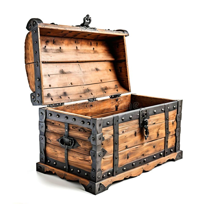 Vintage medieval chest stock illustration. Illustration of discover ...