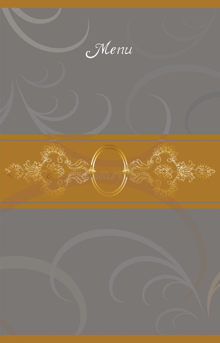 Menu Cover Design Stock Illustrations – 81,523 Menu Cover Design Stock ...