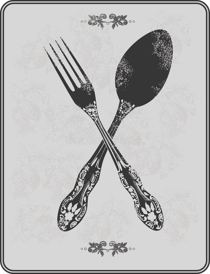 Fancy Fork Clipart