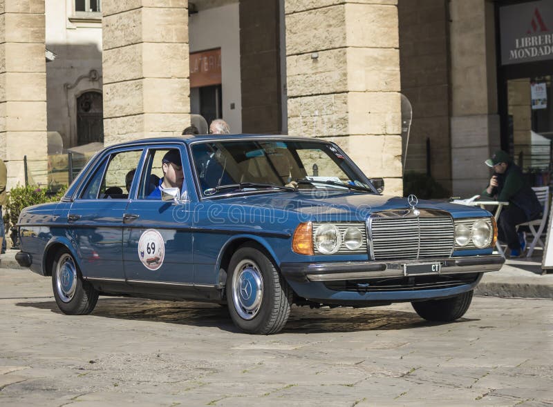 Vintage mercedes class e editorial stock image. Image of roman - 40812354