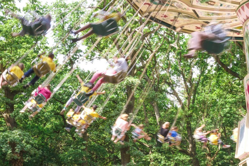 Vintage merry-go-round stock photo. Image of forest, round - 43042846