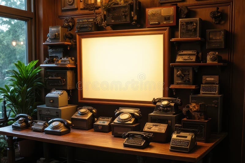 Vintage Message Board Title Stock Illustration - Illustration of ...