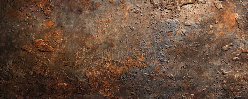 A Vintage Metal Background with Intricate Rust Patterns and Weathered ...