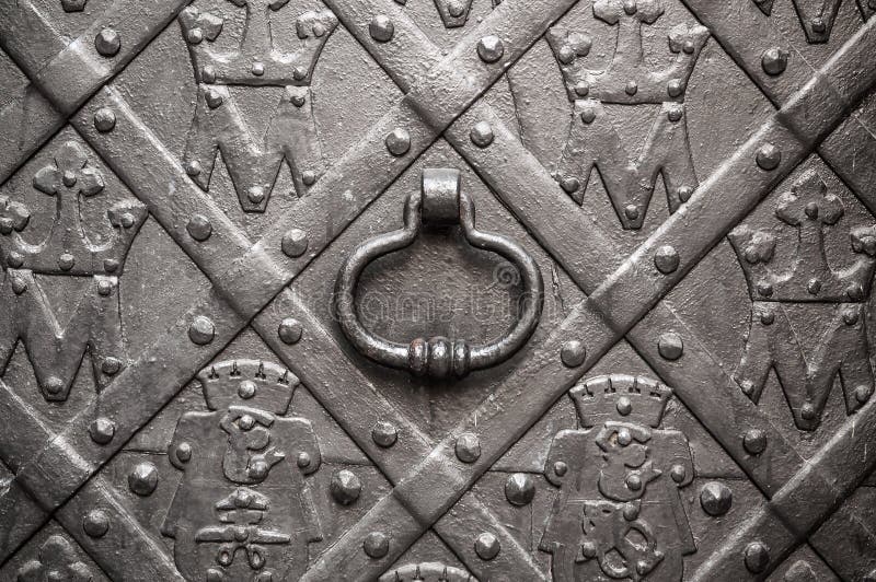 Vintage metal door handle stock image. Image of house - 84744231