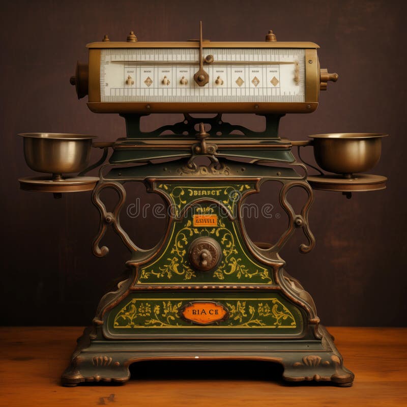 Weighing Machine Vintage Stock Illustrations – 145 Weighing Machine ...