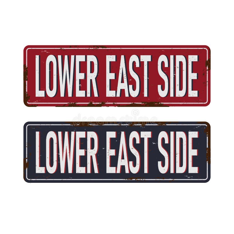 Vintage Metal Sign Board Graphics Set. Rusty Effect Tin Plate Stock ...